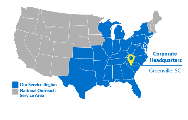 Areas Served - IH Services